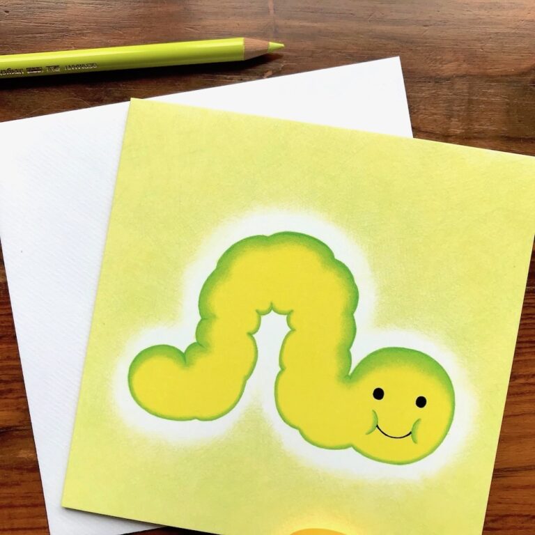 Caterpillar Card - NorikoArt